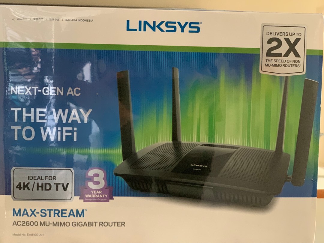 Linksys AC2600 Router, Computers & Tech, Parts & Accessories ...