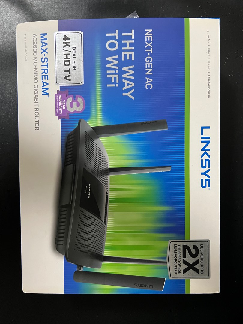 Linksys EA8100 Router, Computers & Tech, Parts & Accessories ...