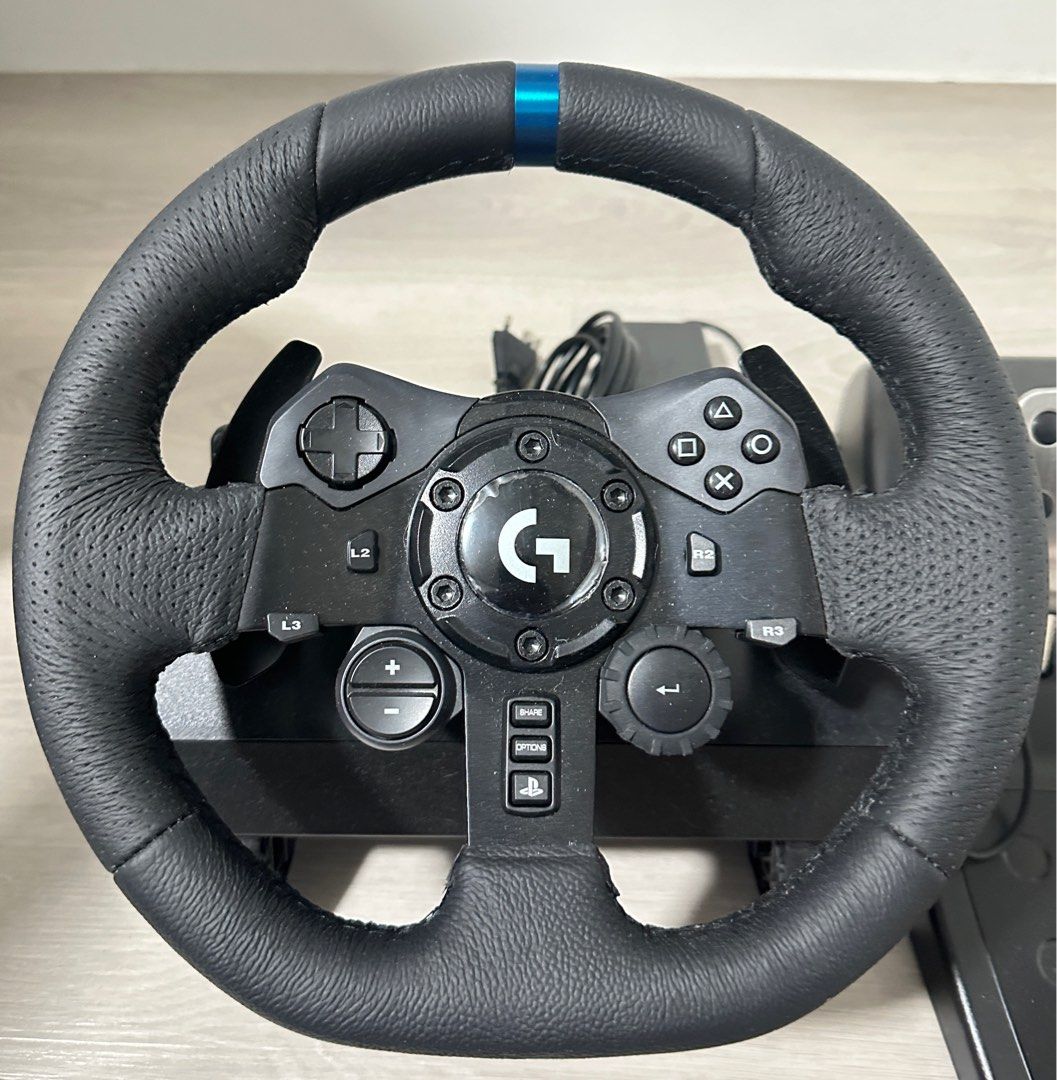 Logitech G923 Racing Wheel for PS4, PS5 and PC, Video Gaming, Video ...