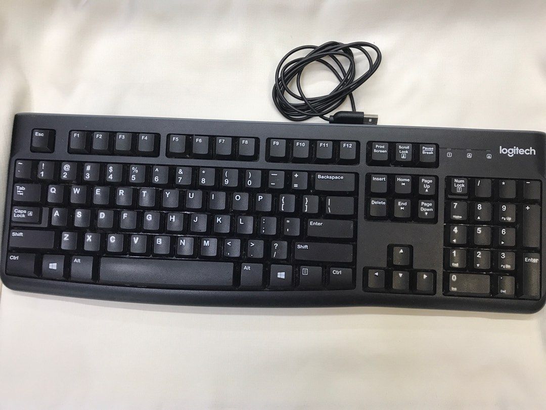 Logitech Usb Keyboard Computers Tech Parts Accessories Computer Keyboard On Carousell