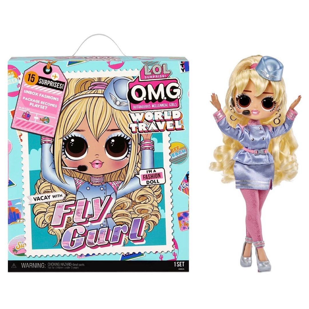 LOL Surprise! OMG World Travel Fly Gurl Doll, Hobbies & Toys, Toys ...