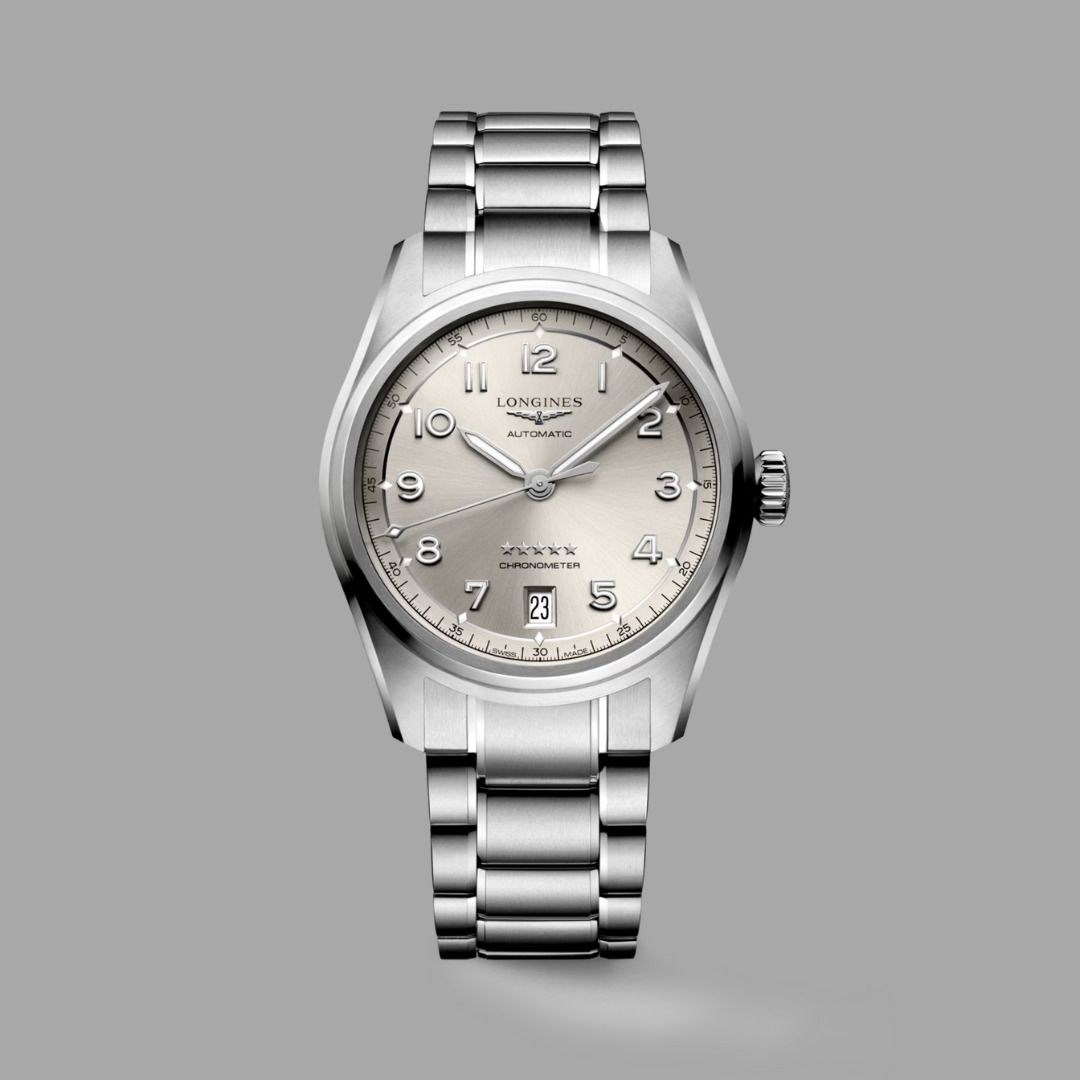 Longines Spirit 37mm Blue Black Champagne, Luxury, Watches on Carousell