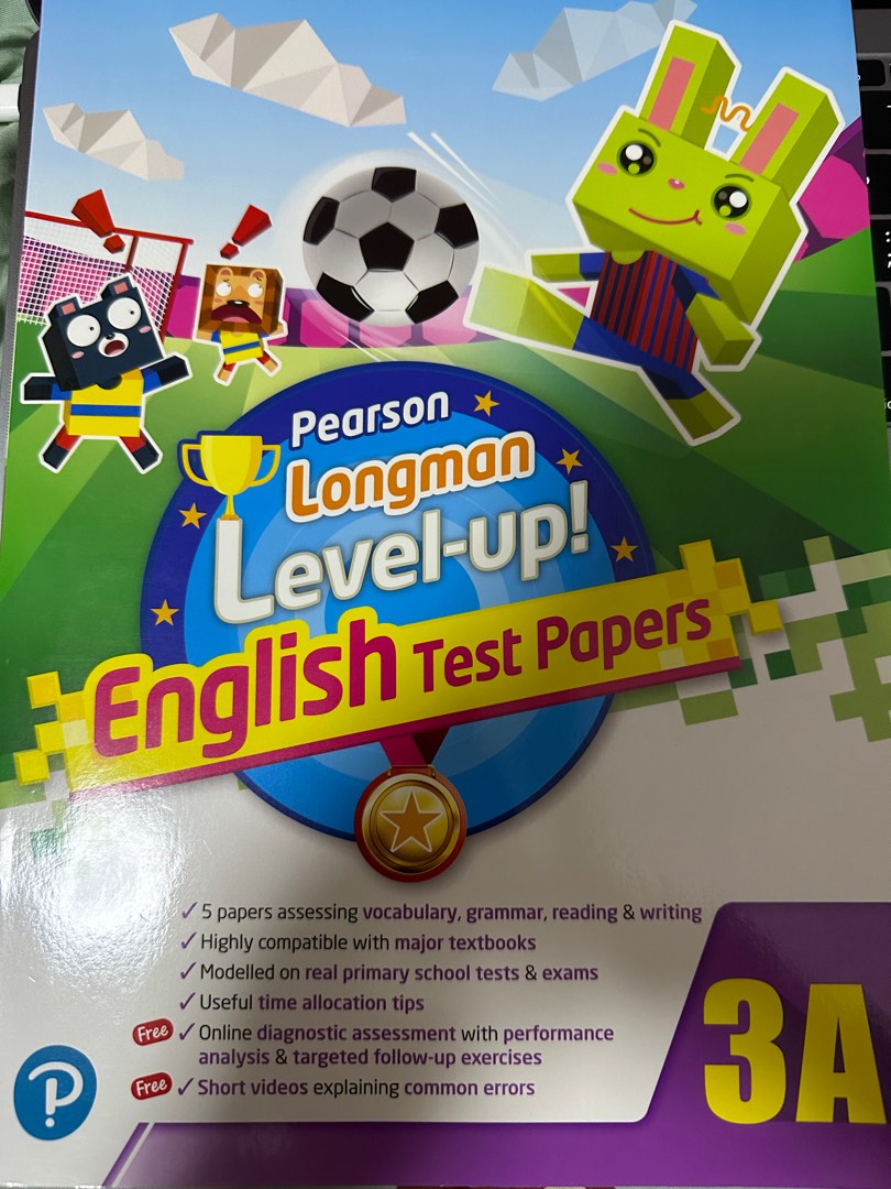 Longman English Test Papers 3A, 興趣及遊戲, 書本 & 文具, 教科書 - Carousell