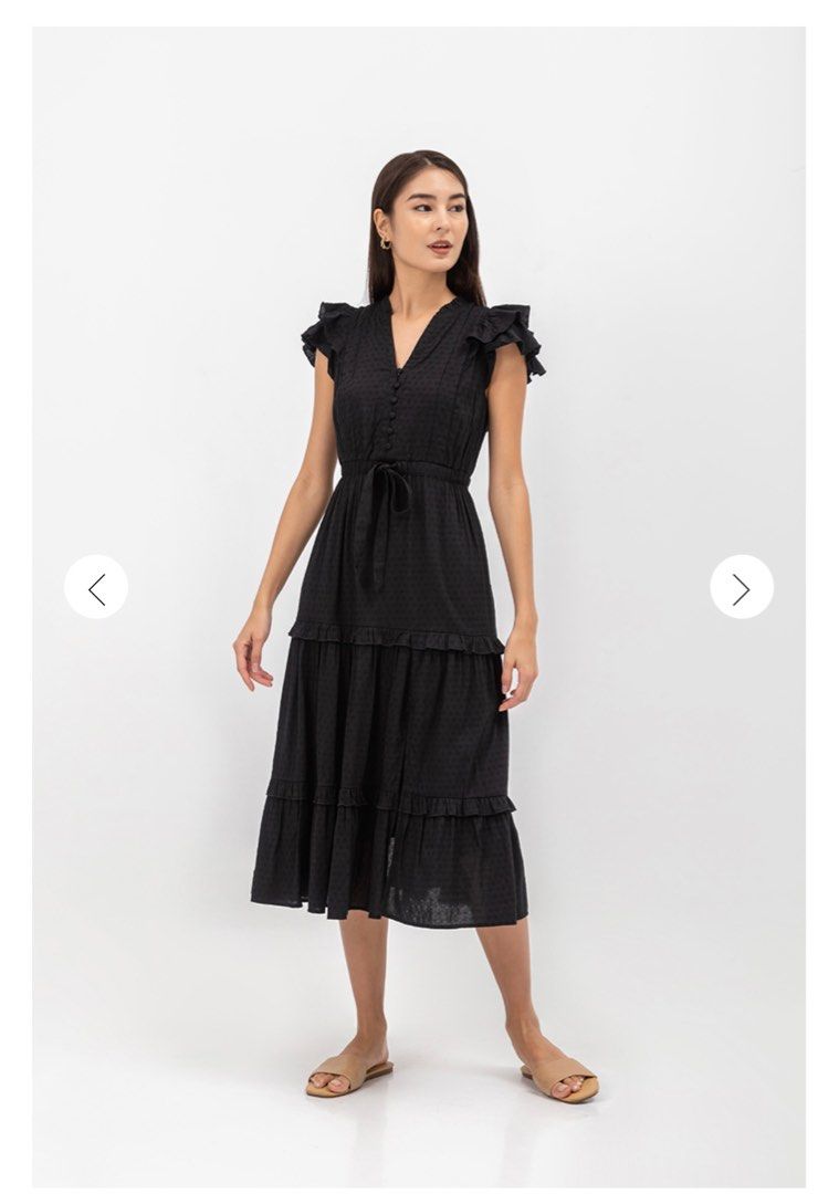 Love and Bravery Azari Cotton Drawstring Dress, Women's Fashion, Dresses & Sets, Dresses on ...