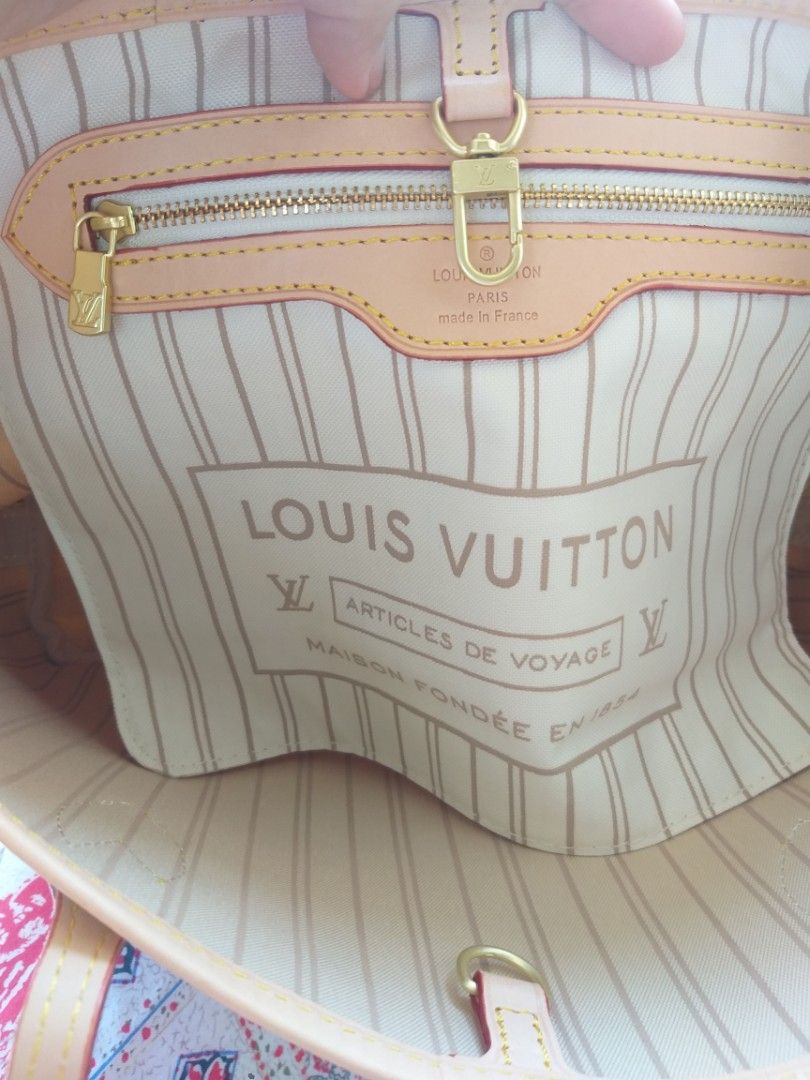 LV AZUR NEVERFULL SMALL SIZE BAG, Luxury, Bags & Wallets on Carousell