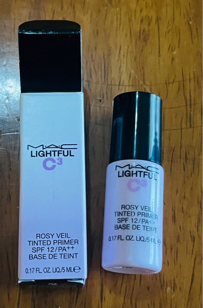 M.A.C LIGHTFUL ROSY VEIL TINTED PRIMER, Beauty & Personal Care, Face ...