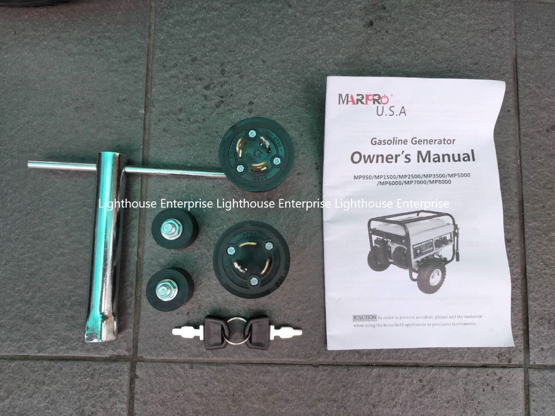 MARPRO USA 8000W / 8KVA GASOLINE GENERATOR SET Dual Start (MP8000E ...