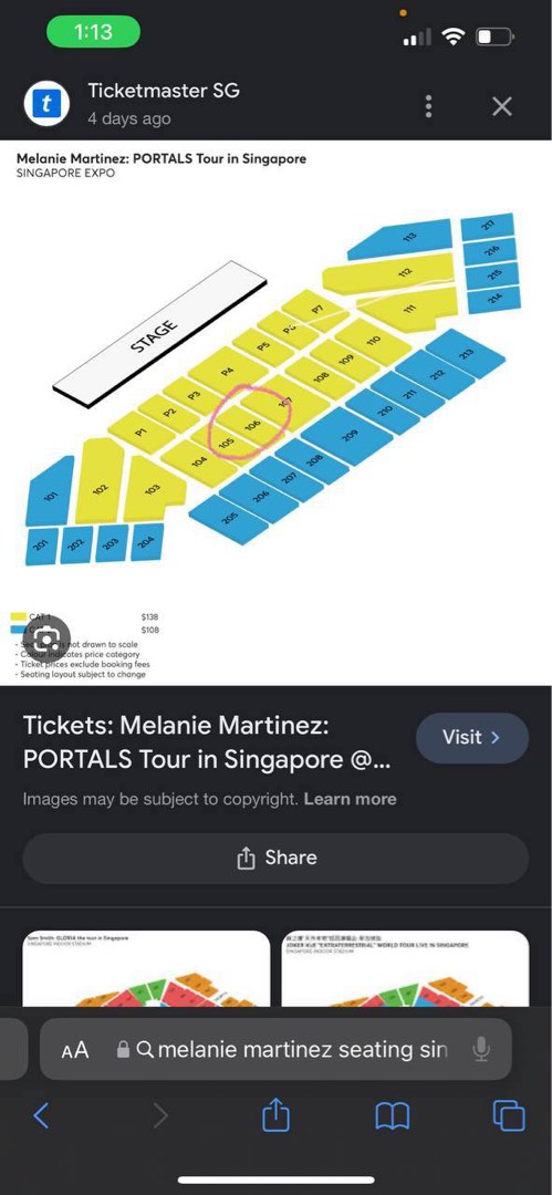 Melanie Martinez Portals Tour Concert Cat 1, Tickets & Vouchers, Event ...