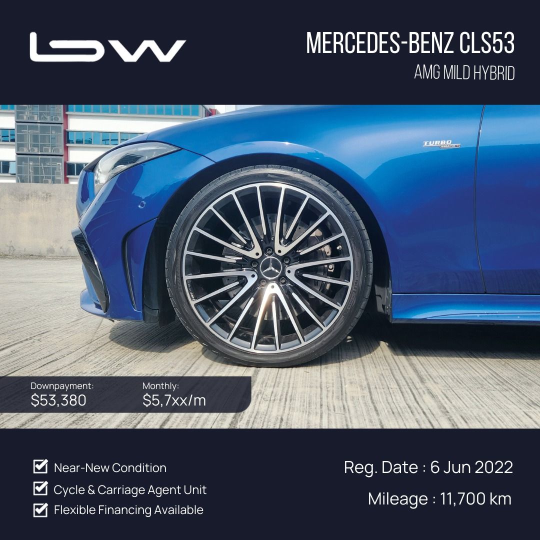 Mercedes-Benz AMG CLS-Class Mild Hybrid CLS53 AMG 4MATIC (A), Cars ...