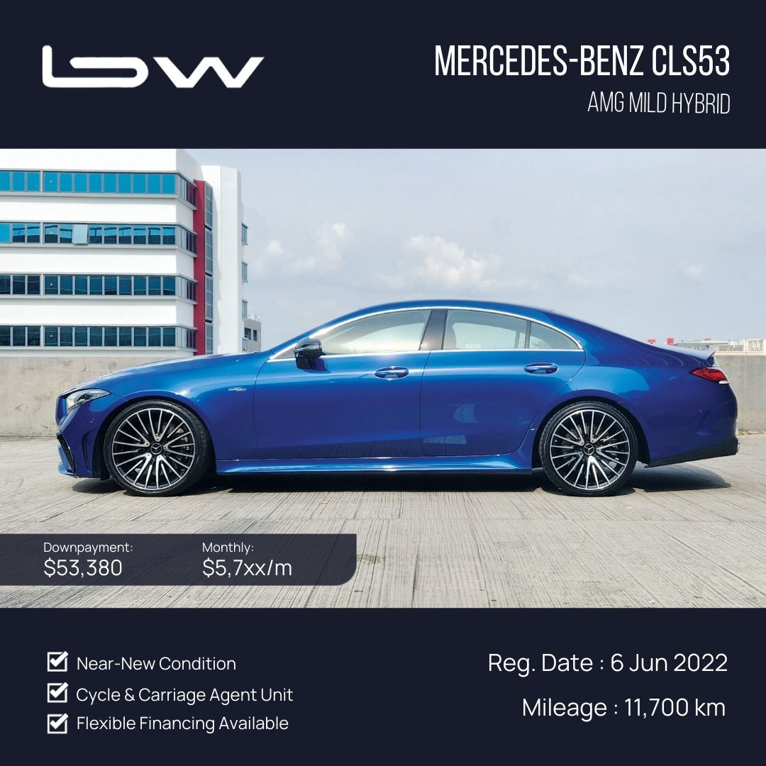 Mercedes-Benz AMG CLS-Class Mild Hybrid CLS53 AMG 4MATIC (A), Cars ...