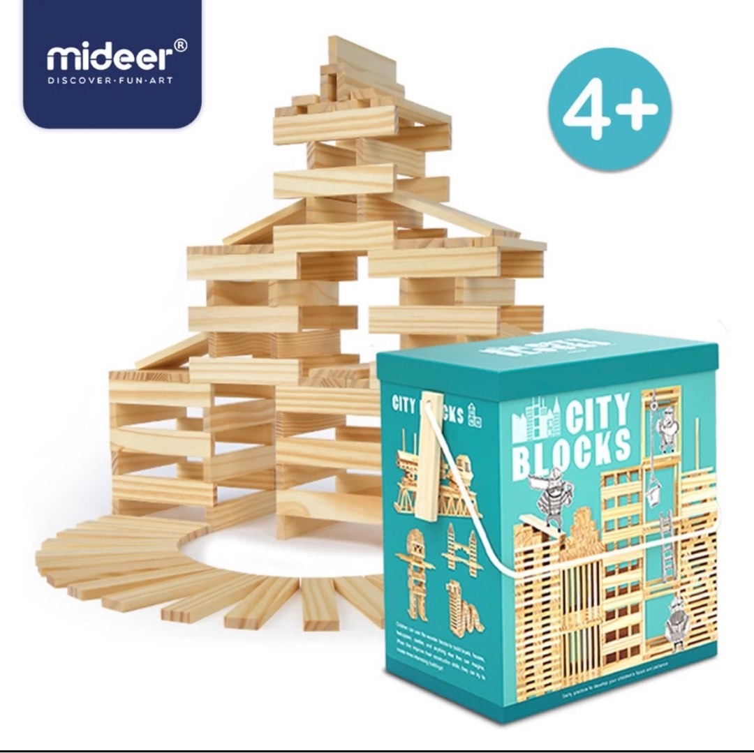 Mideer city blocks, Hobbies & Toys, Toys & Games on Carousell