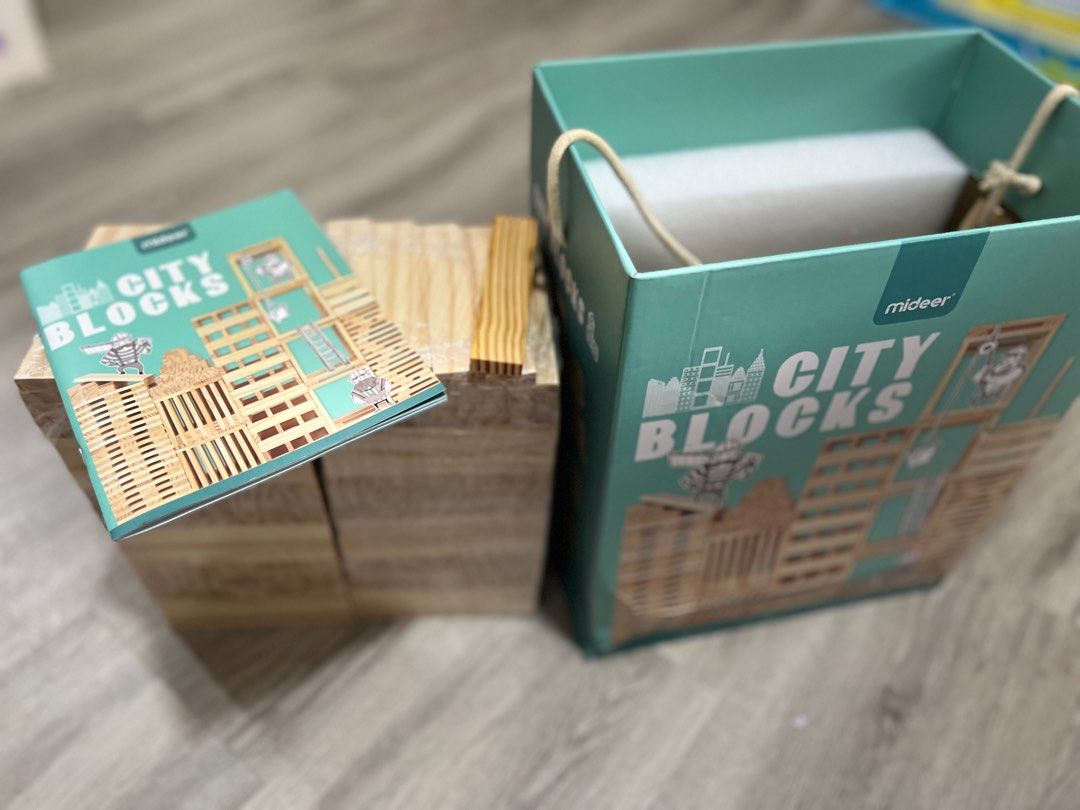Mideer city blocks, Hobbies & Toys, Toys & Games on Carousell