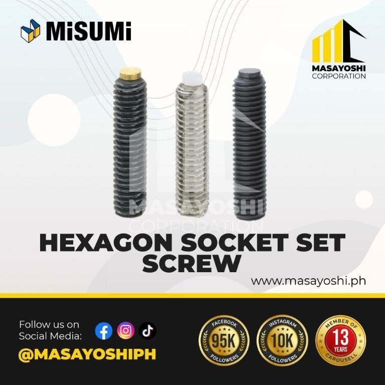 MISUMI Hexagon socket set screw soft type SBCT8-10 | Hex Socket Set ...
