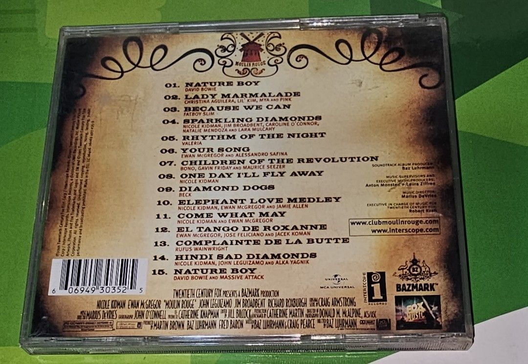 Moulin Rouge - Original Soundtrack - CD VG, Hobbies & Toys, Music ...