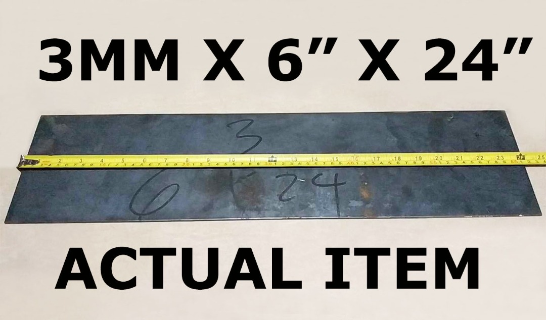MS BASE PLATE 3MM X 6" X 24" MILD STEEL ...