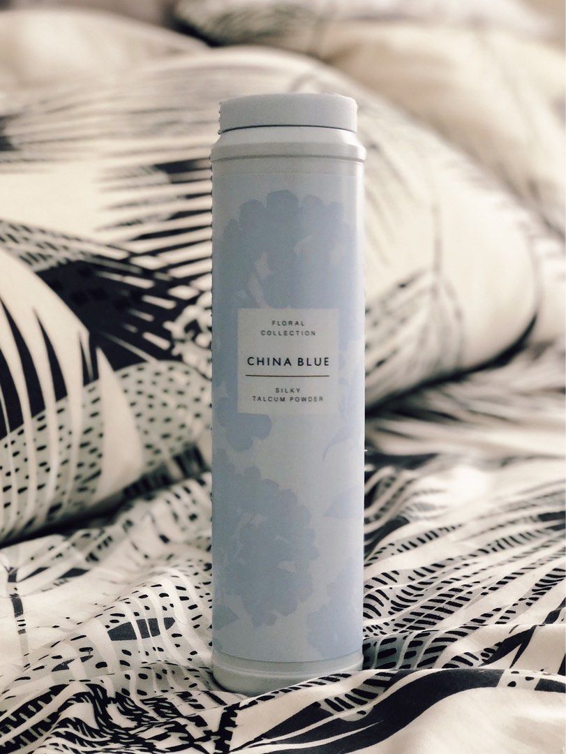 M&S Silky Talcum Powder (China Blue), Beauty & Personal Care, Bath ...
