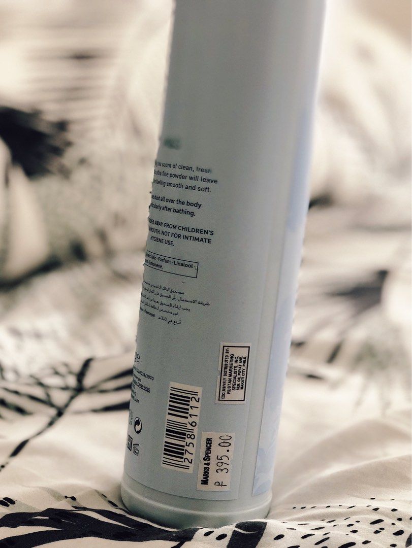 M&S Silky Talcum Powder (China Blue), Beauty & Personal Care, Bath ...