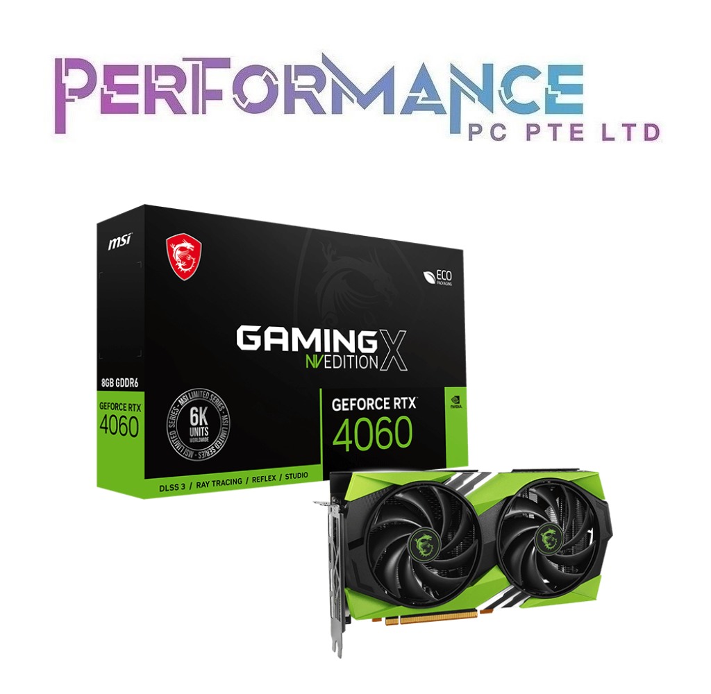 MSI GeForce RTX4060 RTX 4060 GAMING X NV EDITION 8G ( 3 Year Warranty ...