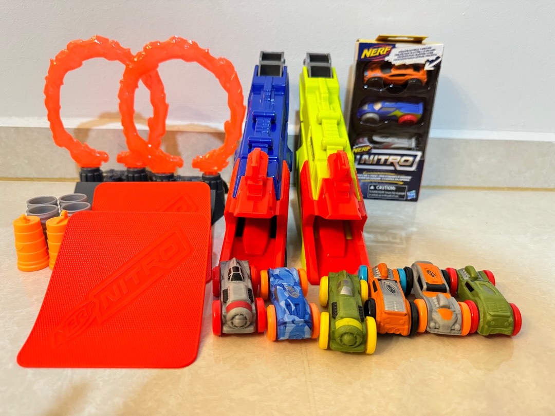 Nerf Nitro Car sets., Hobbies & Toys, Toys & Games on Carousell