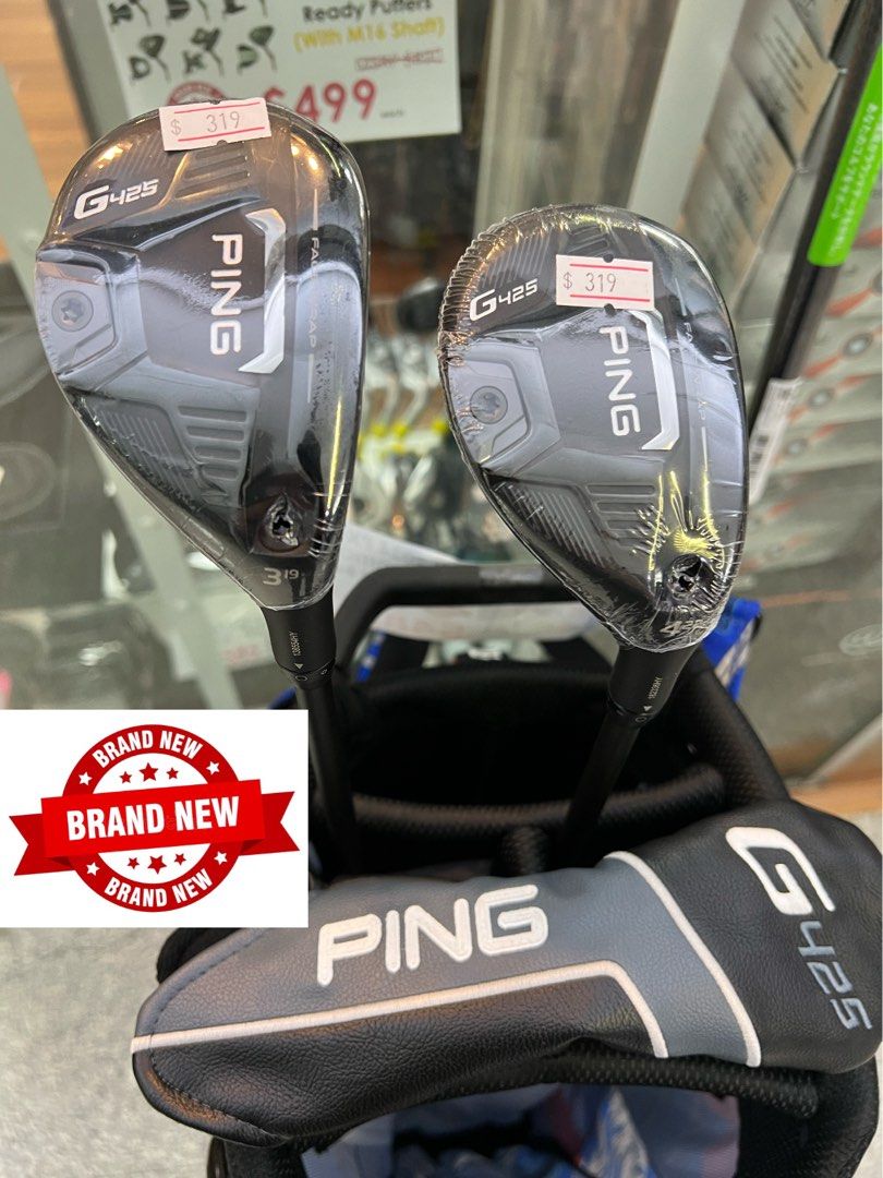NEW PING G425 3, 4 Hybrid [With Alta J CB Slate/ Ping Tour Stiff Graphite Shaft Attached ...