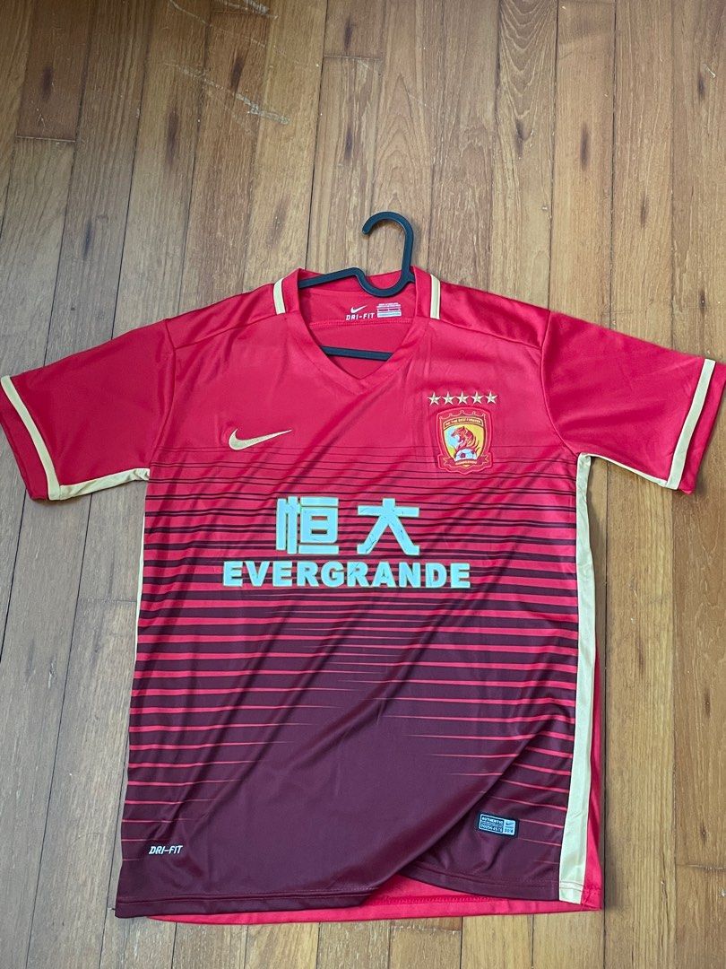 Nike Guangzhou FC Evergrande Football Jersey Kit, Men's Fashion ...