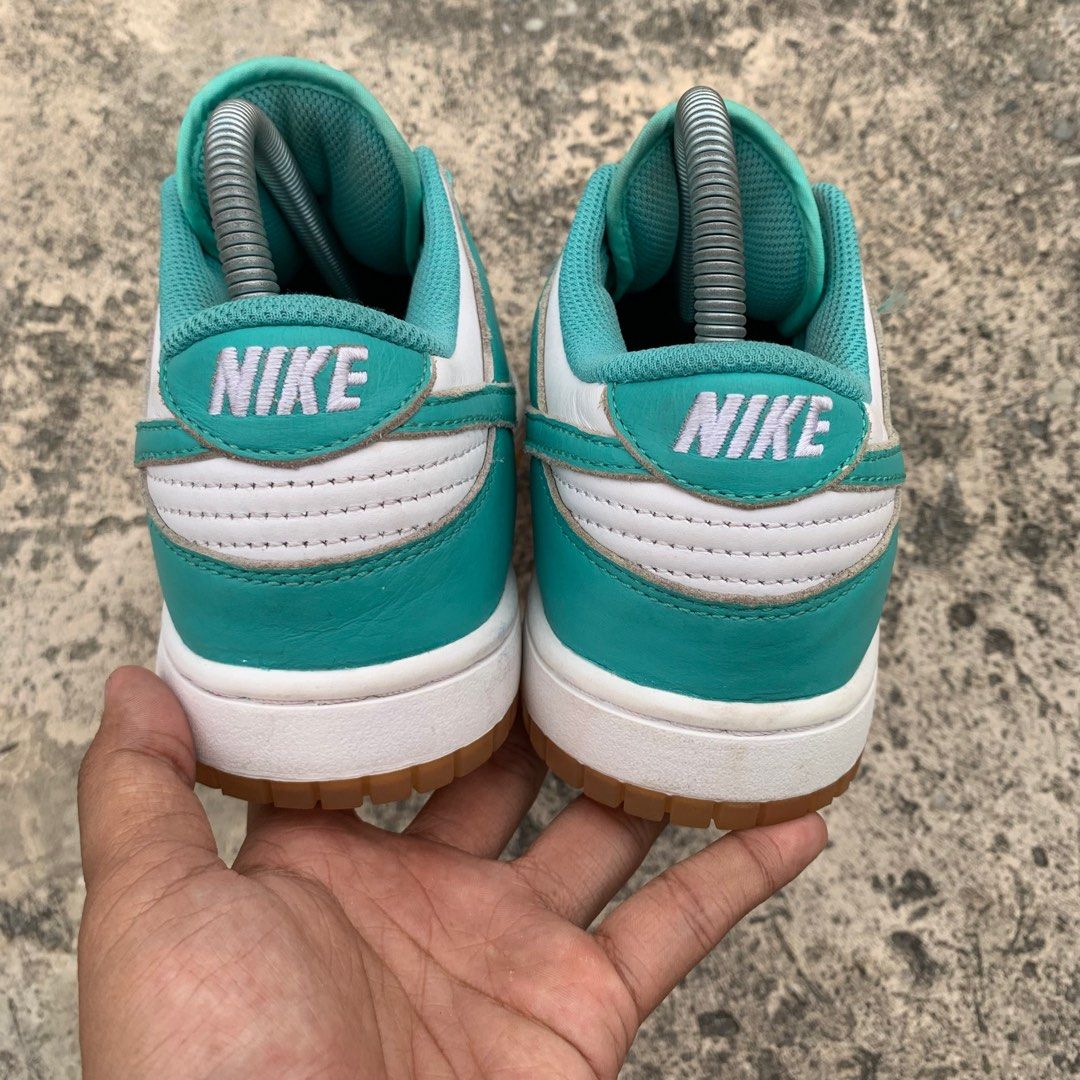 Nike SB Dunk Low Teal Zeal, Fesyen Pria, Sepatu , Sneakers di Carousell
