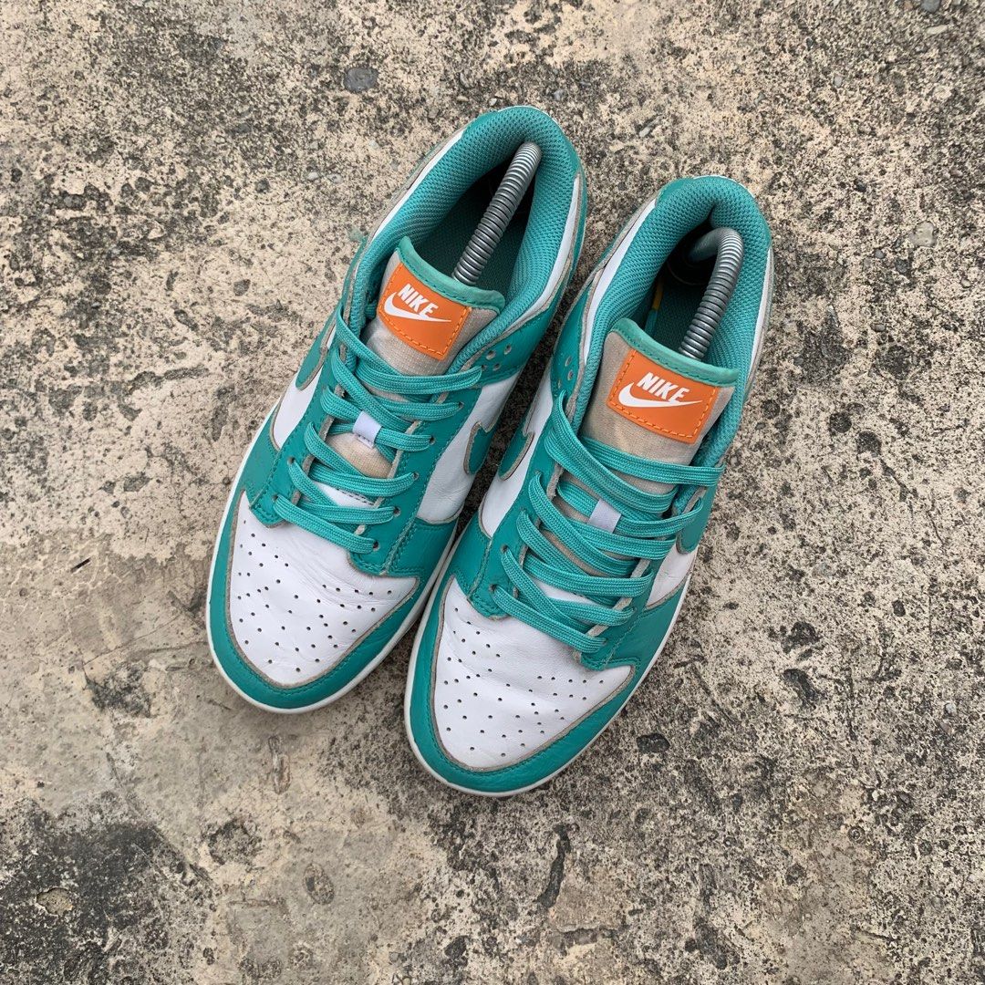 Nike SB Dunk Low Teal Zeal, Fesyen Pria, Sepatu , Sneakers di Carousell