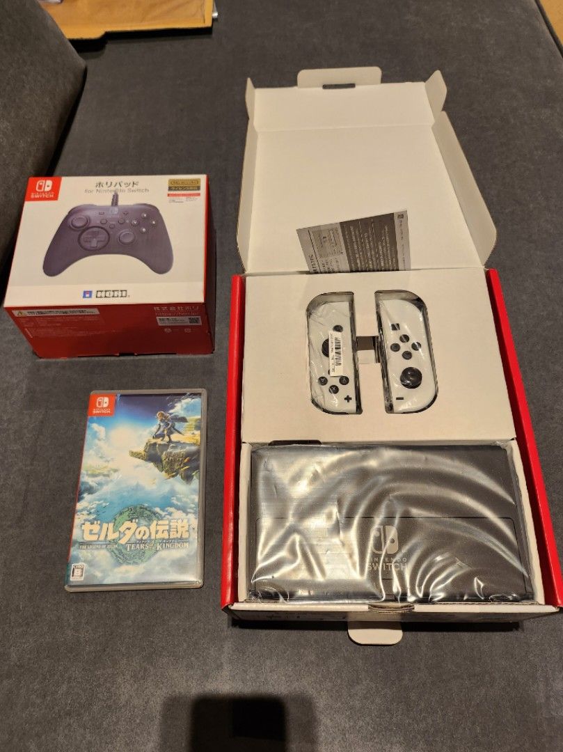 Nintendo Switch OLED Console with White Joy-Con [Japanese Set ...