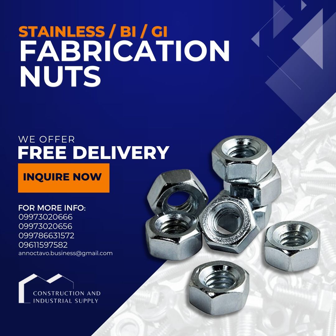 Nuts | Fasteners | Threaded | Fastening | Bolts and Nuts | Hex Nut ...
