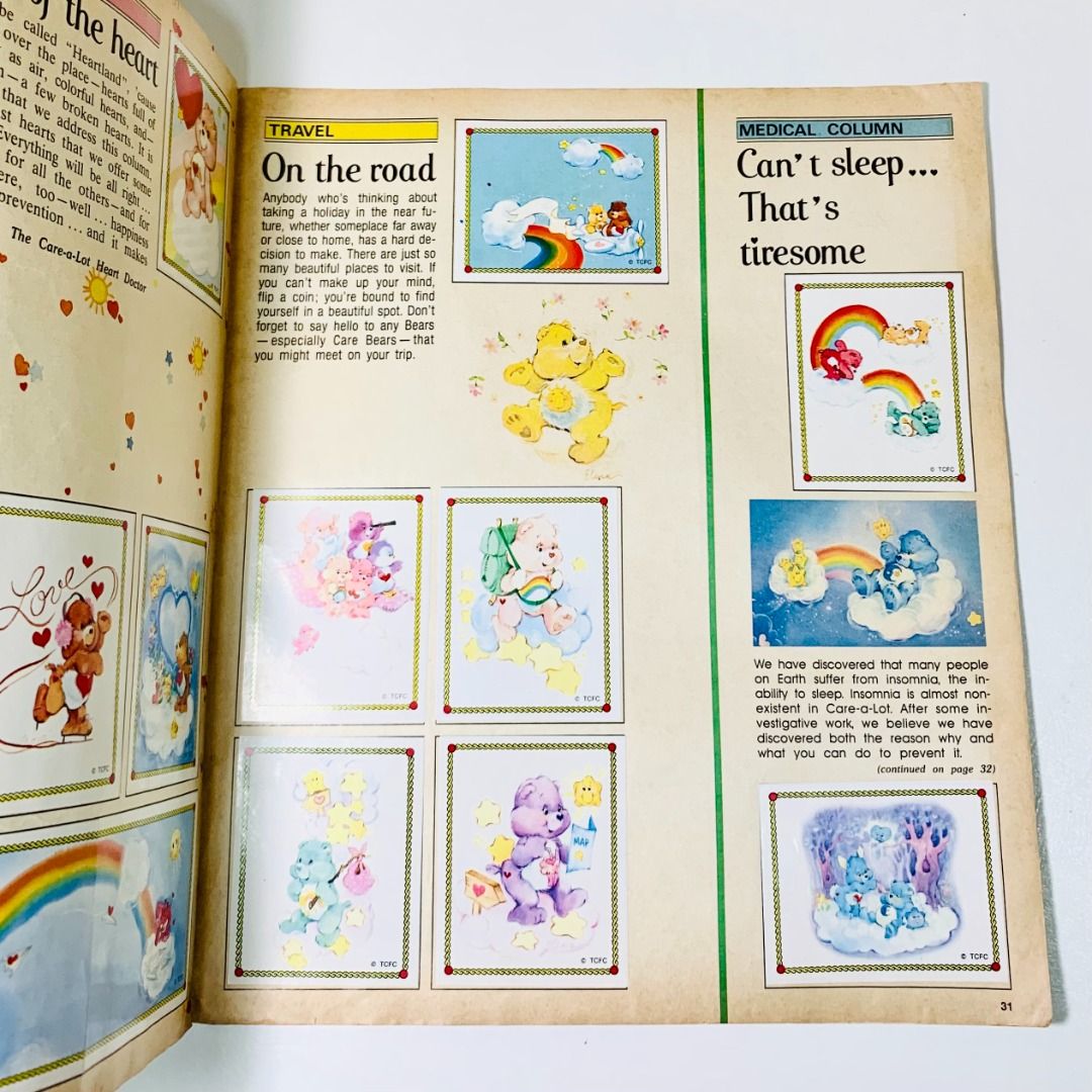 Official Care Bears Sticker Album (1987), Hobbies & Toys, Memorabilia ...