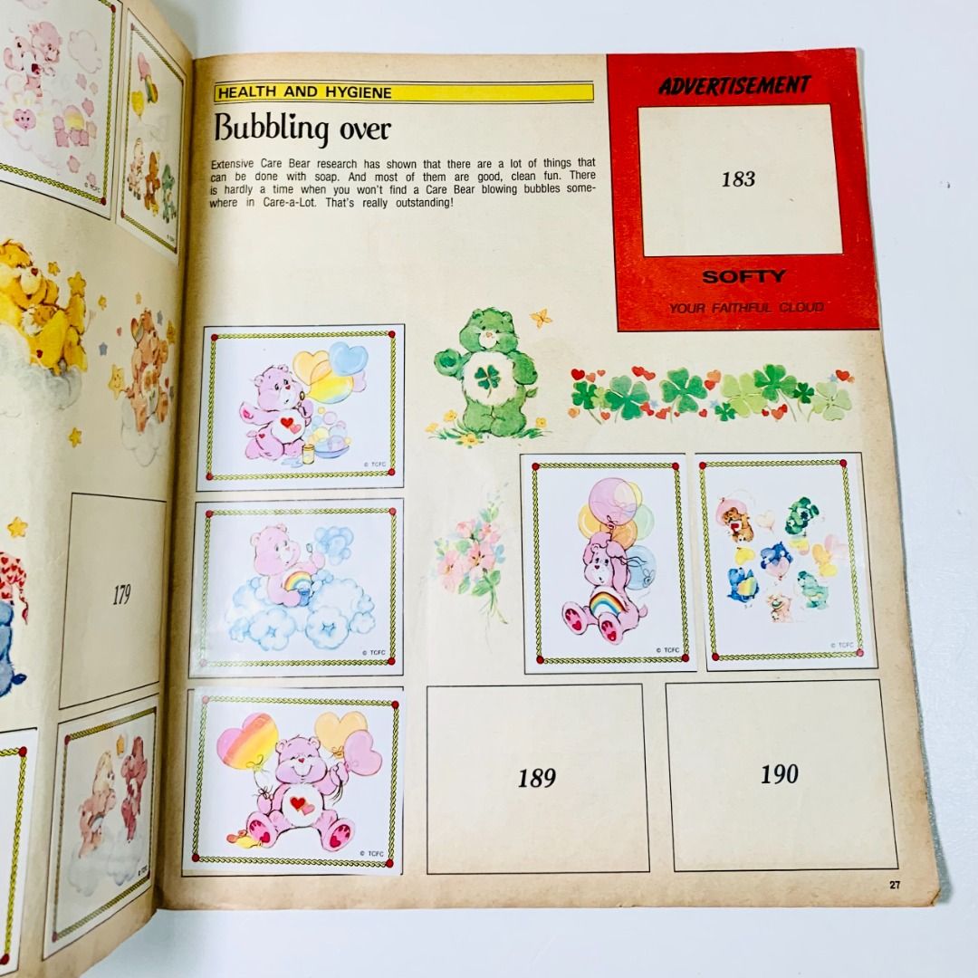 Official Care Bears Sticker Album (1987), Hobbies & Toys, Memorabilia ...