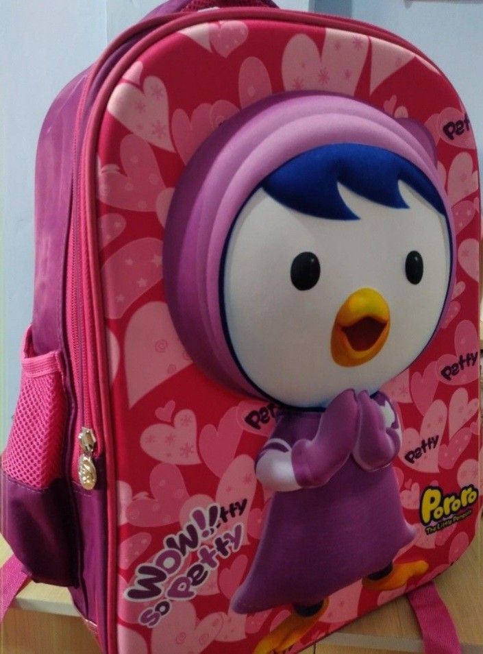 ORIG Pororo backpack JUMBO size, Hobbies & Toys, Stationary & Craft ...