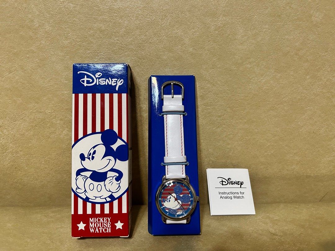 Original Disney Mickey Mouse watch (American flag design), Women's ...