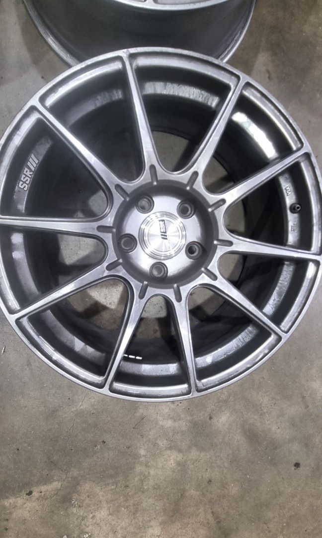 Original SSR GTX01 Rims x 3, Car Accessories, Accessories on Carousell