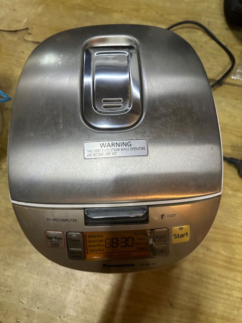Panasonic MICOM Fuzzy Logic Rice Cooker SR-MG 182 Rice cook steamer, TV ...
