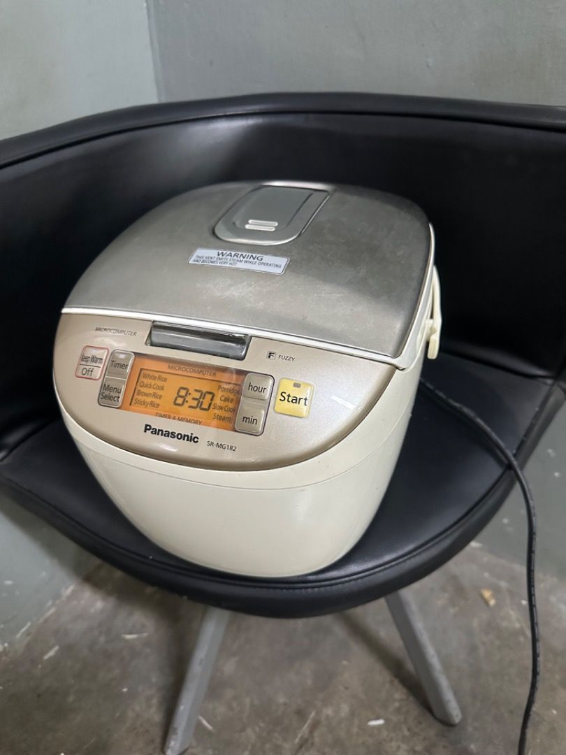 Panasonic MICOM Fuzzy Logic Rice Cooker SR-MG 182 Rice cook steamer, TV ...