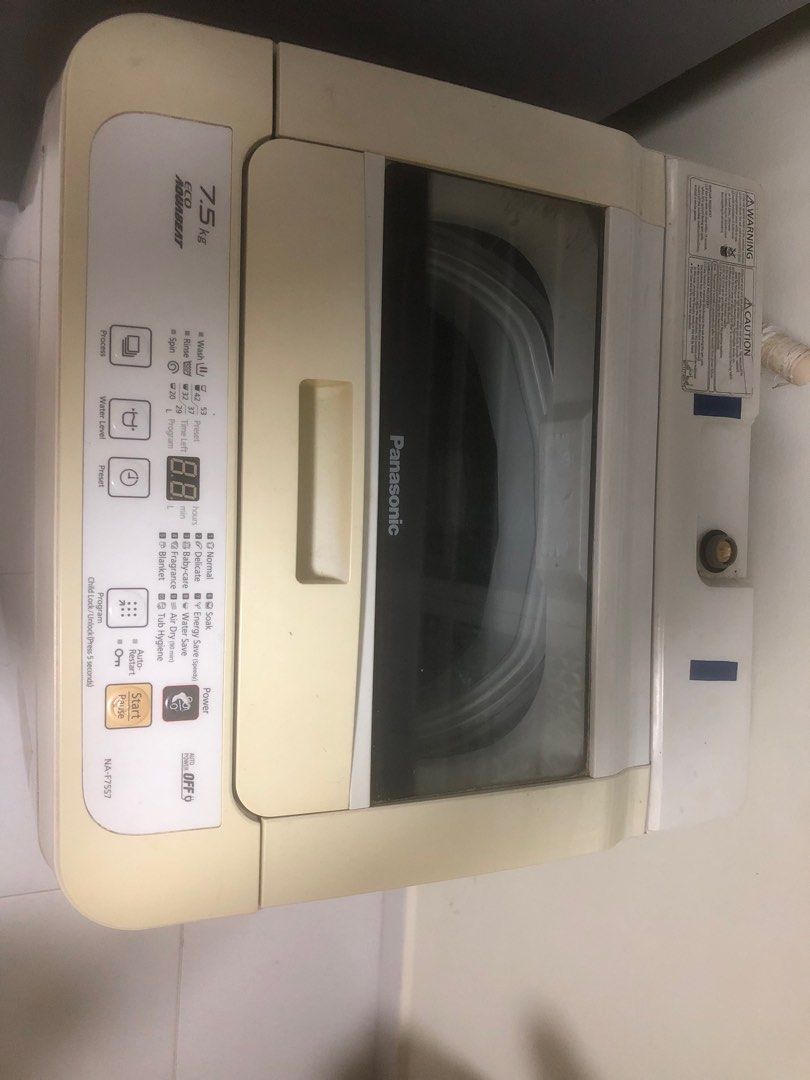 Panasonic Washing Machine $80 only, TV & Home Appliances, Washing ...