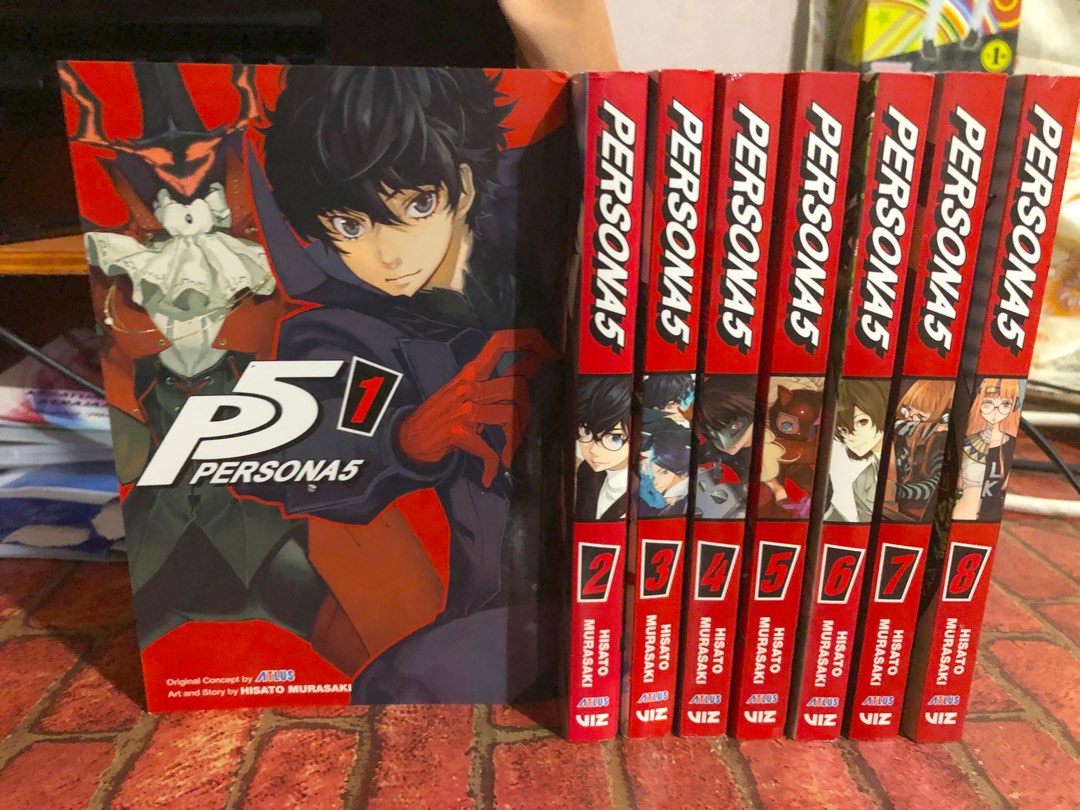 Persona 5 Vol 1-8, Hobbies & Toys, Books & Magazines, Comics & Manga on Carousell