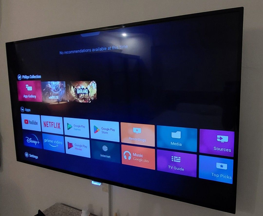 Philips 4K UHD TV 55 inches, TV & Home Appliances, TV & Entertainment ...