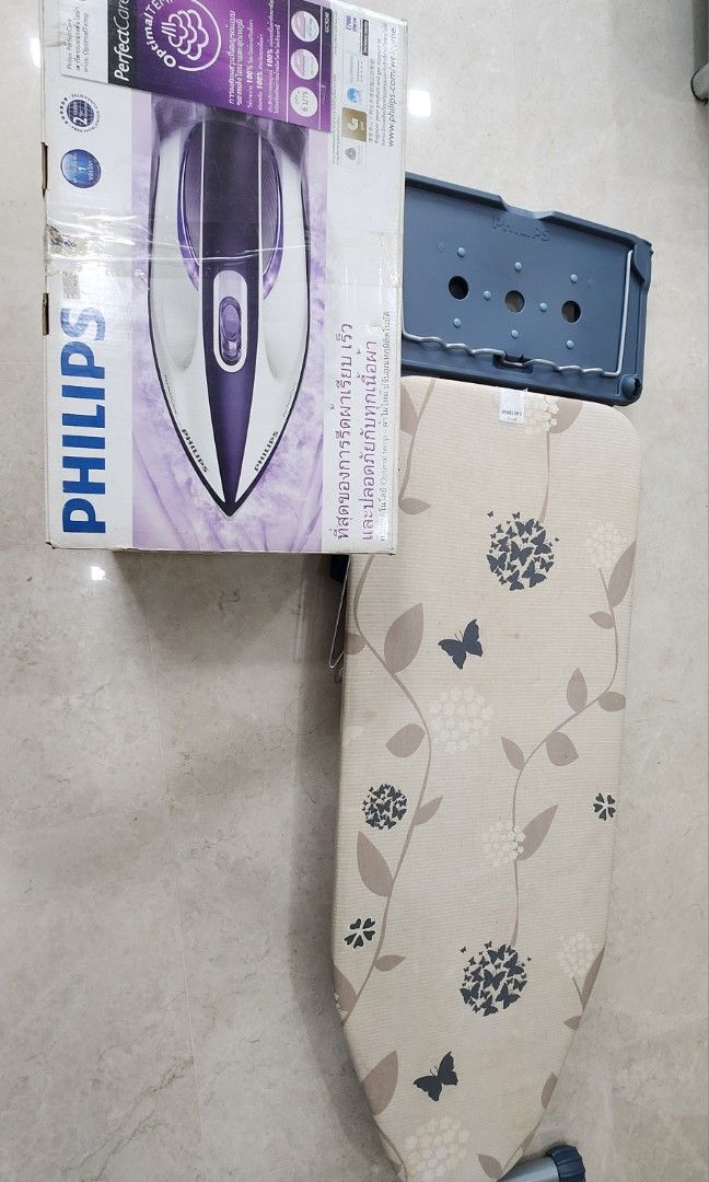 Philips PerfectCare Steam generator iron & Easy8 ironing board, TV ...