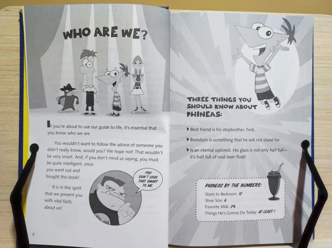 Phineas and Ferb Guide to Life Walt Disney First Edition, Hobbies ...
