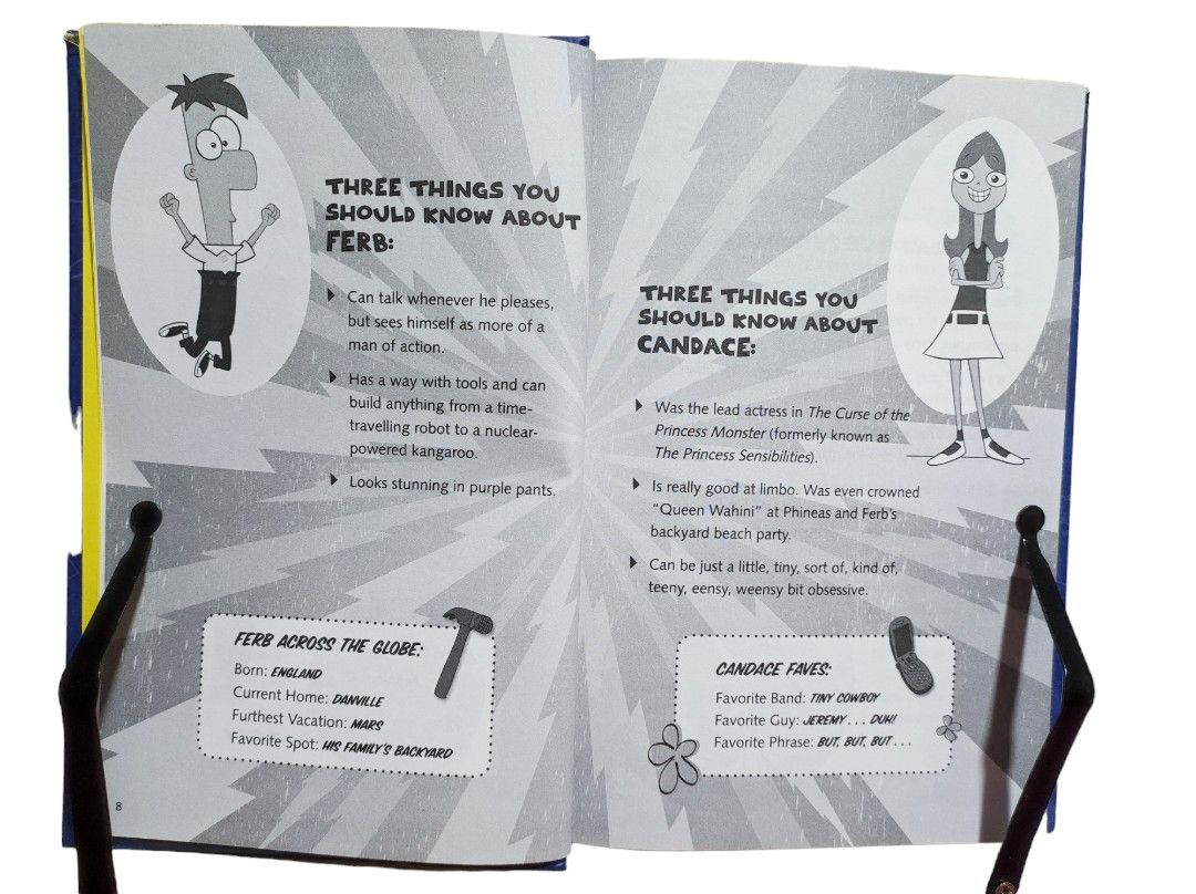 Phineas and Ferb Guide to Life Walt Disney First Edition, Hobbies ...