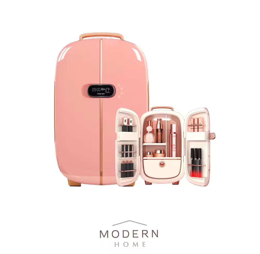 Pink Cosmetic Fridge, Beauty & Personal Care, Face, Face Care on Carousell