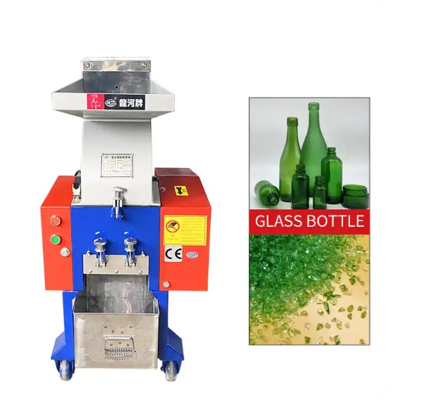 Plastic Shredder Glass Bottle Crushing Machine, Commercial & Industrial ...