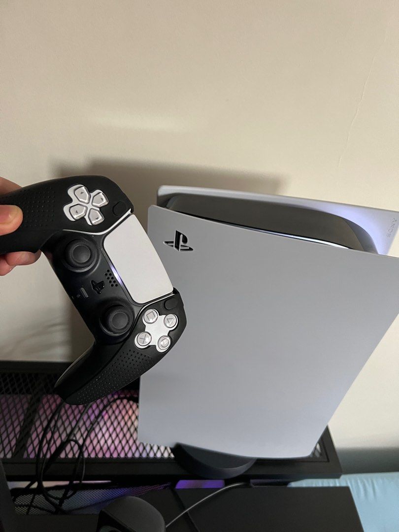 Playstation 5 PS5 Good condition with warranty and two games, Video ...