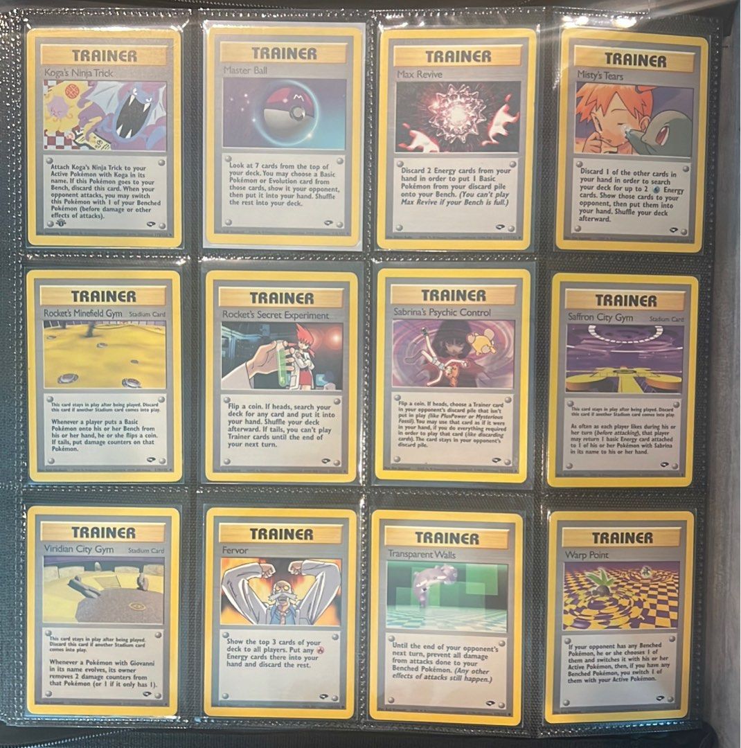 Pokemon gym challenge master set 2000, Hobbies & Toys, Toys & Games on ...