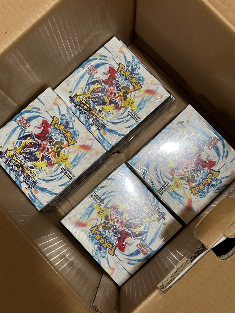 Pokemon Raging Surf Booster Box, Hobbies & Toys, Toys & Games on Carousell