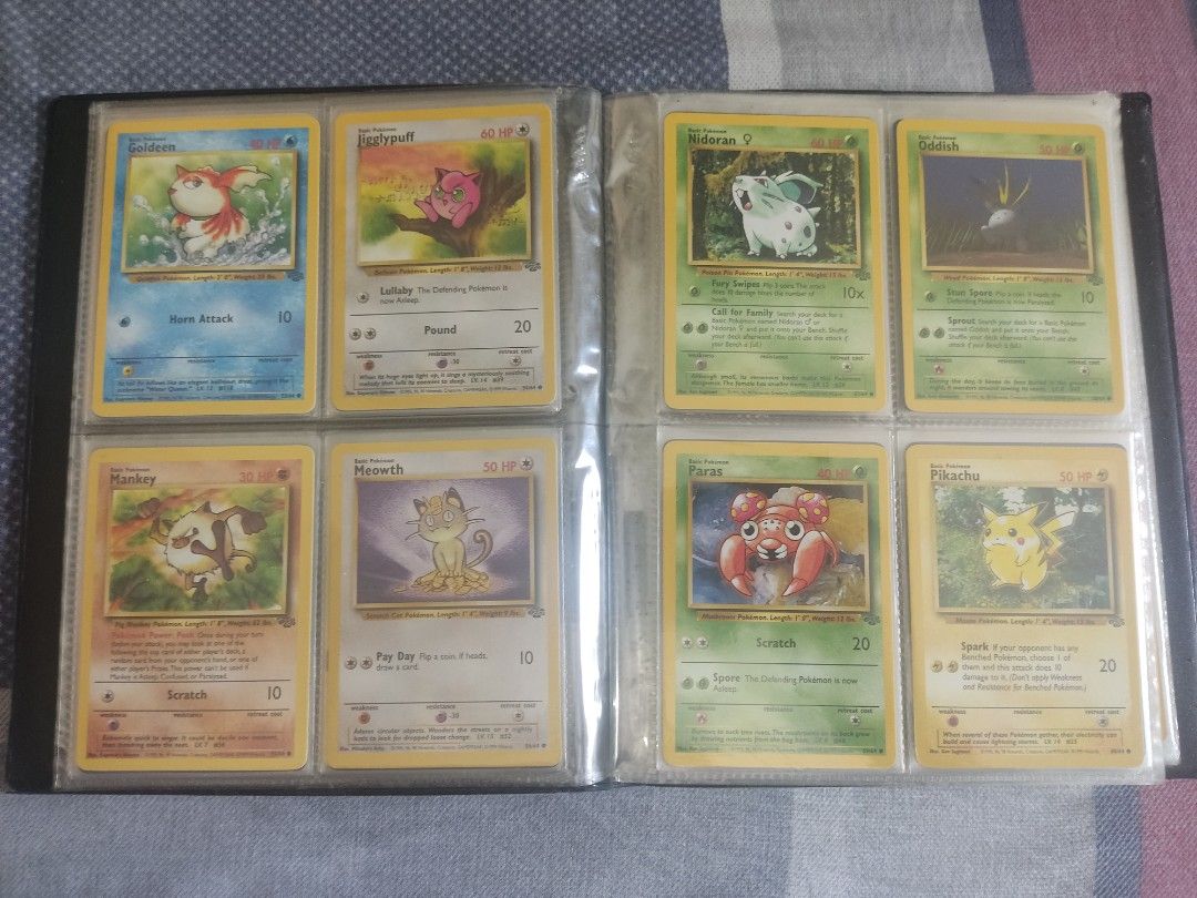 Pokemon Vintage Jungle Fossil set with WoTC Binder, Hobbies & Toys ...