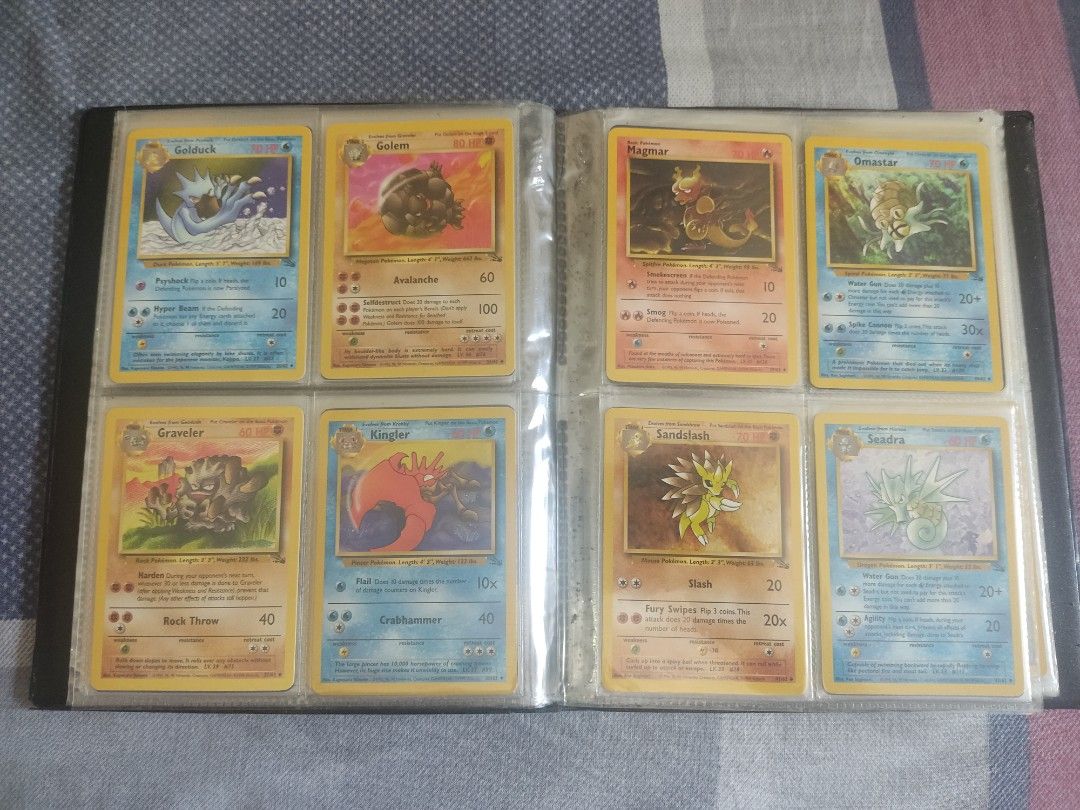 Pokemon Vintage Jungle Fossil set with WoTC Binder, Hobbies & Toys ...
