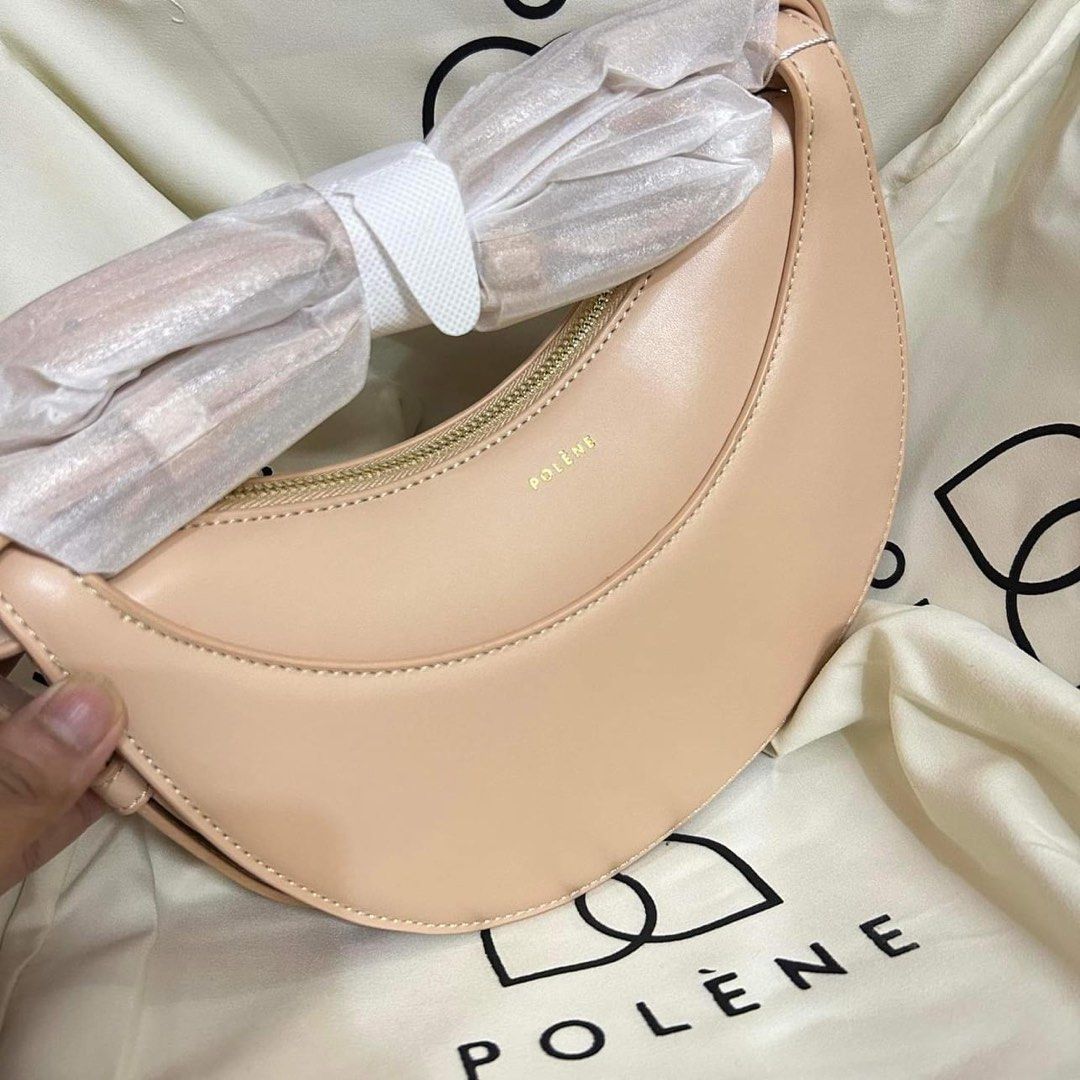 Polene half moon crossbody bag, Women's Fashion, Bags & Wallets, Shoulder Bags on Carousell